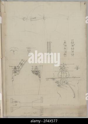 Two drawing of the bridge at the Brussels Canal Stock Photo - Alamy