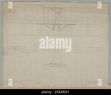 Rotary bridge, longitudinal section, view and supervision Stock Photo ...