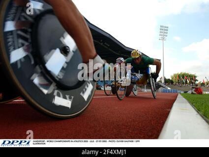 HANDISPORT - WORLD CHAMPIONSHIPS IN ATHLETICS 2002 - LILLE - 27/07/2002 ...