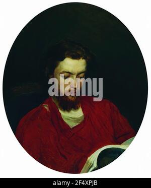 Portrait of Ivan Stepanovich Panov 1867 by Ilya Repin Stock Photo - Alamy