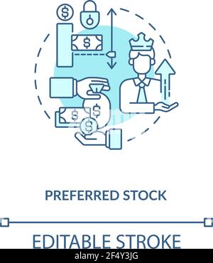 owner equity line icon, outline symbol, vector illustration, concept ...
