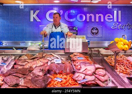 Ireland, Cork, English Market, O’Connells’ fish stall Stock Photo - Alamy