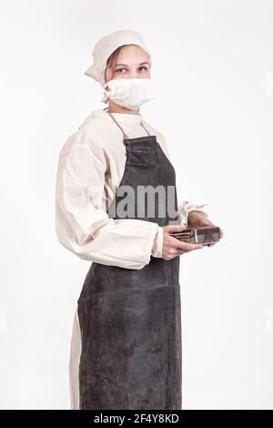 WWII medical instruments in white vessel Stock Photo - Alamy