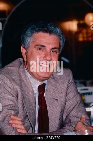 Italian enterpreneur and tennis lover Giulio Malgara, 1980s Stock Photo ...