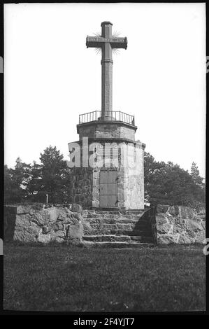 Monument on the Gollen Köslin. Monument on the Gollen Stock Photo - Alamy