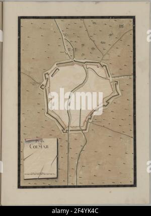 Plan of Colmar Stock Photo - Alamy