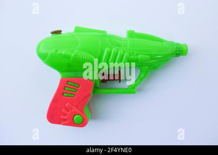 Pichkari, a water gun or toy gun used as props to shoot water and play ...