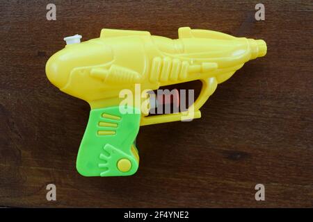 Pichkari, a water gun or toy gun used as props to shoot water and play ...