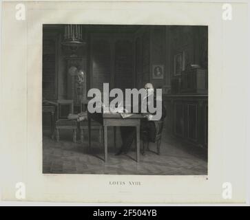 Portrait of King Ludwig Xviii Stock Photo - Alamy