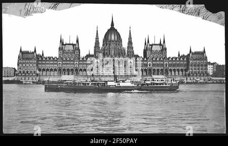 Budapest. Parliament (1896). Donaufront Stock Photo - Alamy