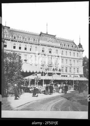 Carlsbad. Grand Hotel Pupp (1877, 1892-1894, 1904/1907 Stock Photo - Alamy