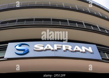 Logo on the Safran building (Paul-Louis Weiller site). Safran is a ...