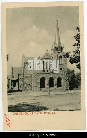 Santa Rosa. Catholic Church, Santa Rosa, Cal Stock Photo - Alamy
