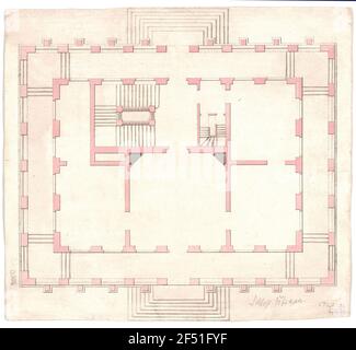Dresden, Castle elfigau. Draft ground floor floor plan Stock Photo - Alamy