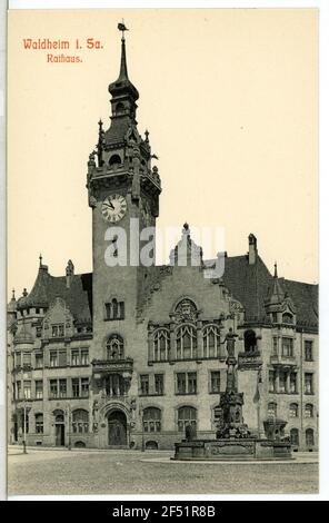 Rathaus Waldheim. town hall Stock Photo - Alamy