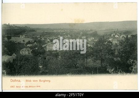 Dohna. View from the Burgberg Stock Photo - Alamy