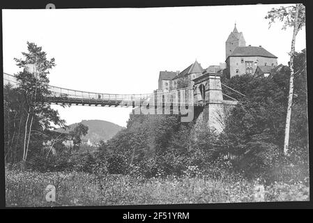 Elbogen. Castle and bridge Stock Photo - Alamy
