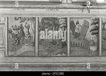 Painting of the emperor brick Stock Photo - Alamy