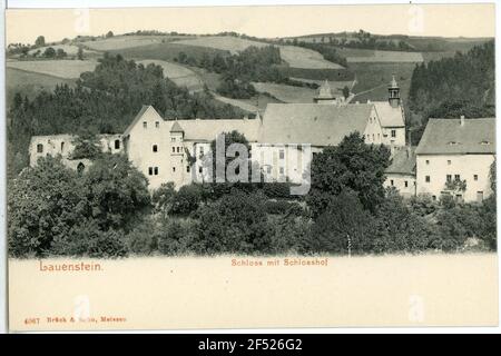 Lauenstein. View of Lauenstein, Castle with Schlosshof Stock Photo - Alamy