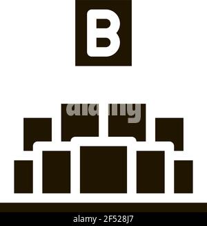 pieces of butter holding letter b sign doodle icon hand drawn ...