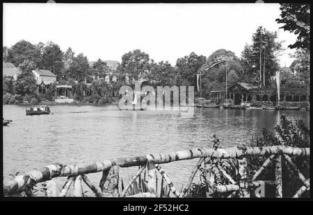 Ruddering at Luisa Lake Bad Elster. Ruddering at Luisa Lake Stock Photo ...