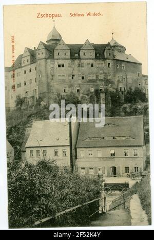 Lock Wildeck Zschopau. Castle Wildeck Stock Photo - Alamy