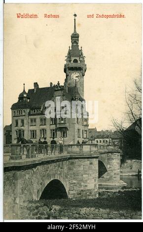 Rathaus Waldheim. town hall Stock Photo - Alamy