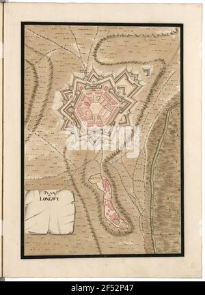 Plan of longwy Stock Photo - Alamy