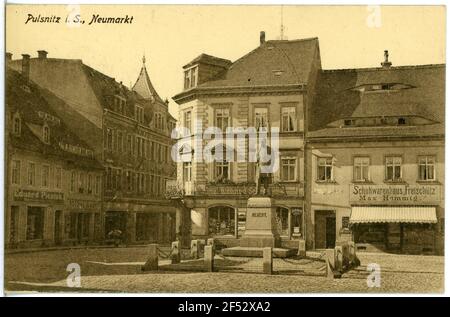 Pulsnitz. King - Albert - Memorial Stock Photo - Alamy