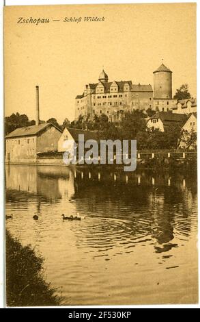 Lock Wildeck Zschopau. Castle Wildeck Stock Photo - Alamy