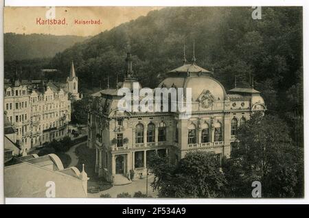 Karlsbad. Kaiserbad (1895 Stock Photo - Alamy