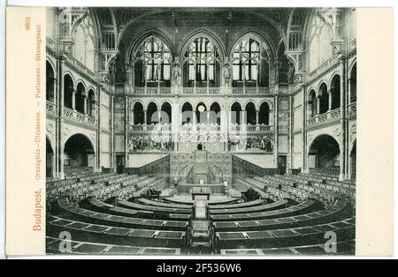 Budapest. Parliament (1896). Boardroom Stock Photo - Alamy