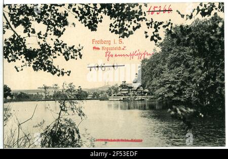 Cross pond Freiberg. Cross pond Stock Photo - Alamy