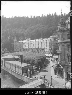 Carlsbad. Grand Hotel Pupp (1877, 1892-1894, 1904/1907 Stock Photo - Alamy