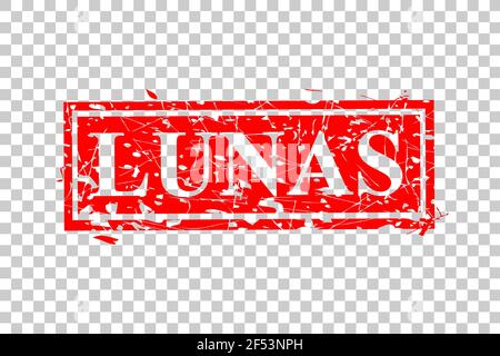 2 Style of Rubber Stamp, Lunas, Paid in Indonesia Language Stock Vector ...