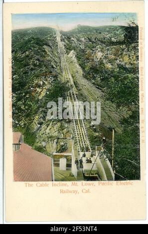 Incline, Mt. Lowe Railway, Cal., The, Detroit Publishing Co. no. 017468 ...