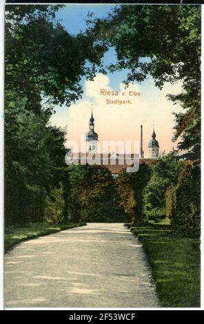 Parks in Saxony, Buildings in Riesa, 1912, Landkreis Meißen, Riesa ...