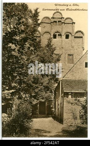 Melanchthon House Wittenberg; garden view Stock Photo - Alamy