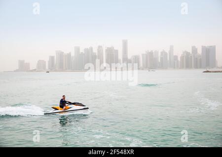 Activities Intercontinental Beach, Doha, Qatar Stock Photo - Alamy