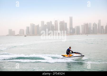 Activities Intercontinental Beach, Doha, Qatar Stock Photo - Alamy