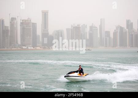 Activities Intercontinental Beach, Doha, Qatar Stock Photo - Alamy