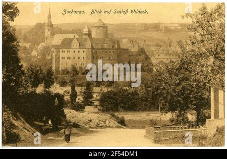 Lock Wildeck Zschopau. Castle Wildeck Stock Photo - Alamy