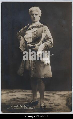 Alexander Wierh as Prinz of Homburg Stock Photo - Alamy