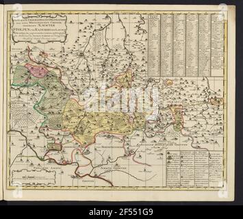 Kt. 11: Map of the Offices Stolpen and Radeberg, approx. 1: 120 000 ...