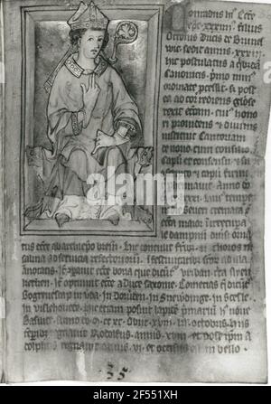 The chronicle of the bishops pad Verdensi Stock Photo - Alamy