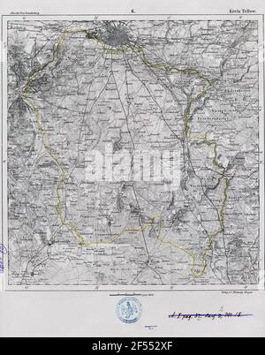 Circular map Teltow Stock Photo - Alamy
