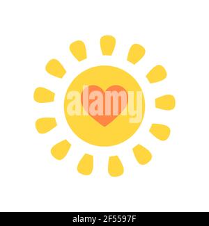 Illustration of bright hot sun inside cup Stock Vector Image & Art - Alamy