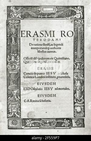 Desiderius Erasmus of Rotterdam: De Ratione Studii AC Legendi ...