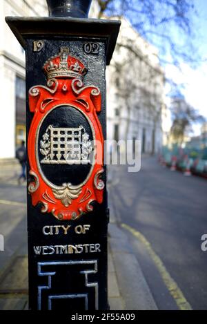 England, London, City of Westminster, Fleet Street Area Map Stock Photo ...