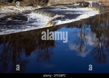 brungerley bridge rubble valley Stock Photo - Alamy